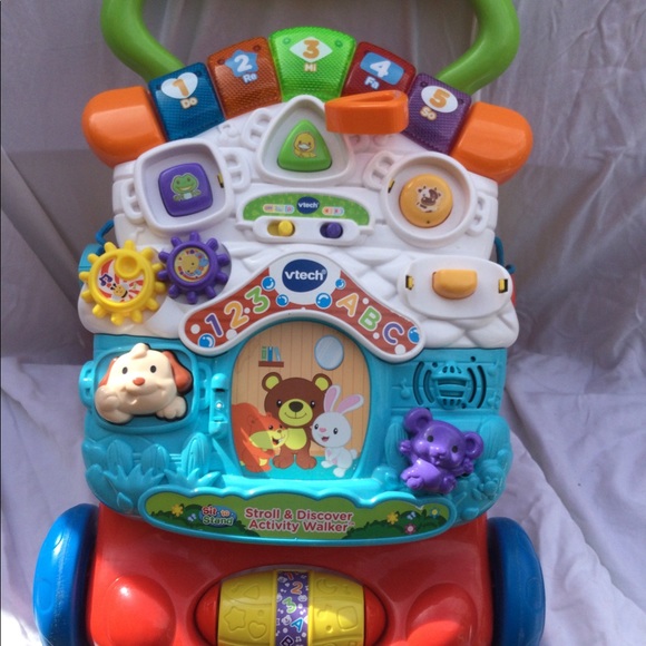 V Tech | Toys | Sit To Stand Musical Activity Stroller | Poshmark